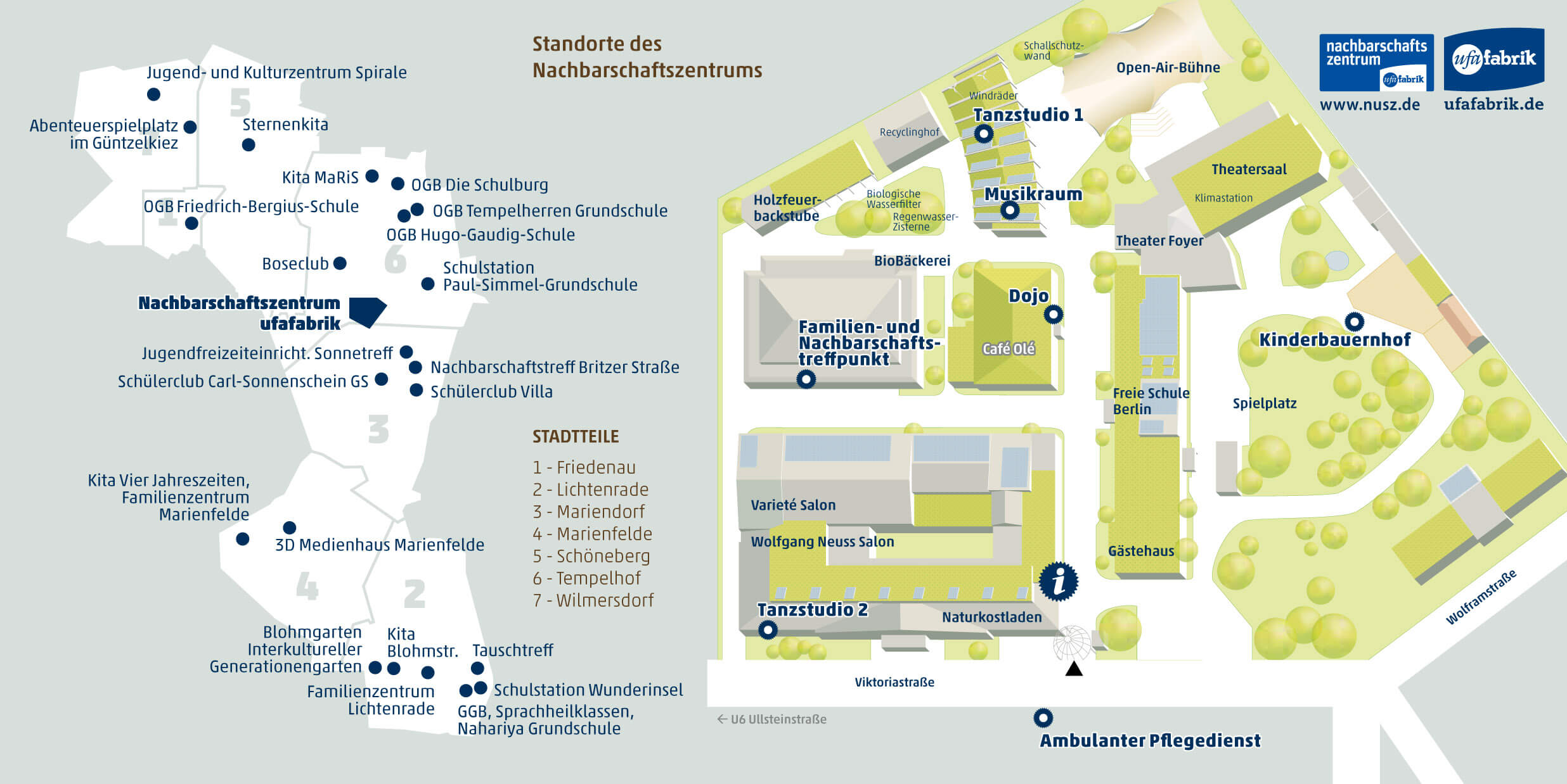 Standorte und Kontaktdaten – Nachbarschafts- und Selbsthilfezentrum in der UFA-Fabrik e.V.